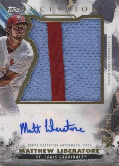 2023 Topps Inception - Inception Autograph Jumbo Patch Matthew ...
