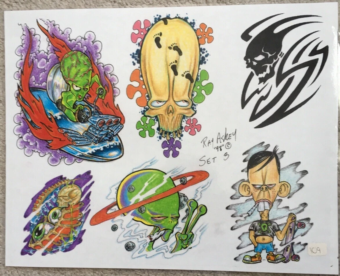 Free Printable Tattoo Flash Sheets