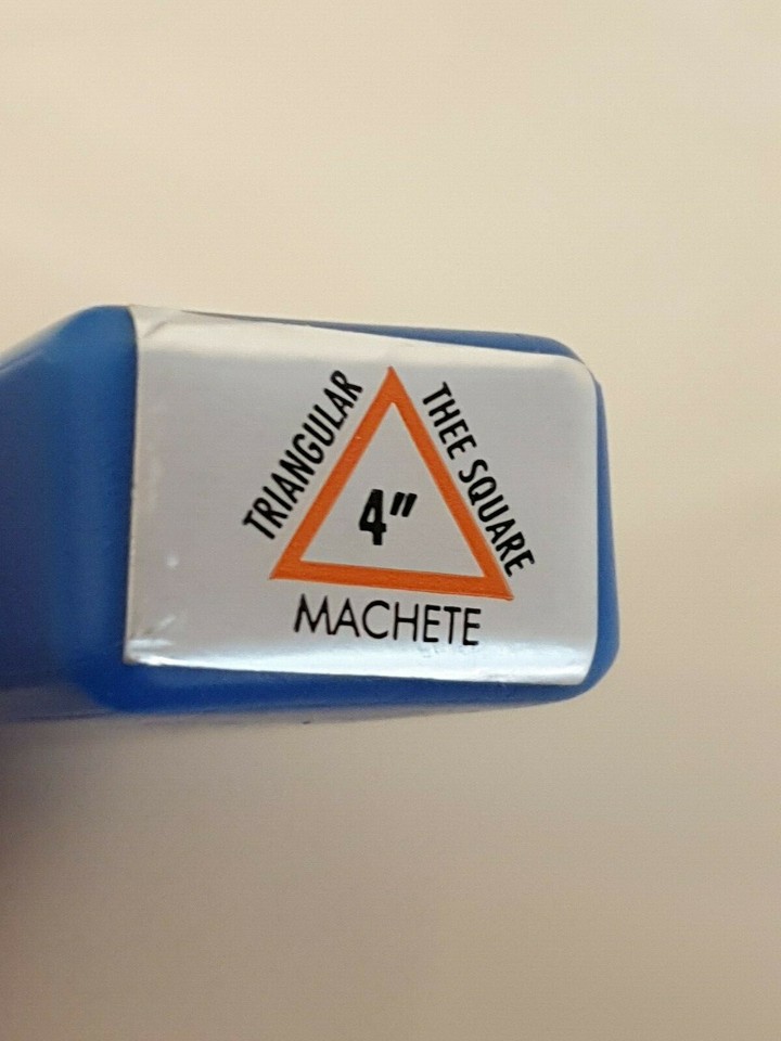 12pk viking 4in three square triangle Machete files | eBay