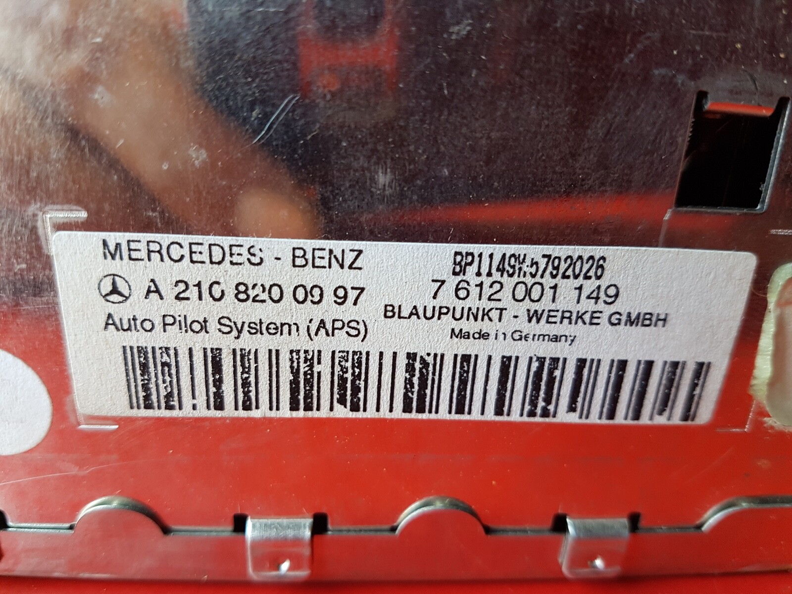 MERCEDES CLASSE E C S W140 W202 W210 CHARGEUR DVD NAVIGATION GPS REF ...