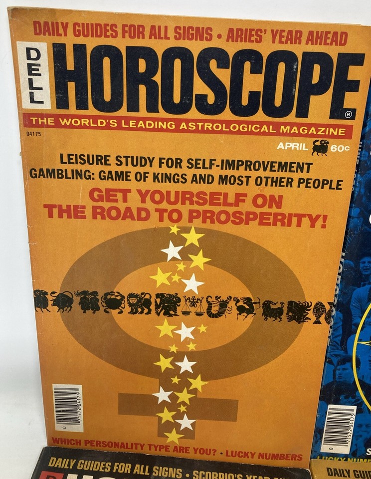 DELL Horoscope Mixed Lot of 15 Magazines 1976-1979 Astrology Zodiac | eBay