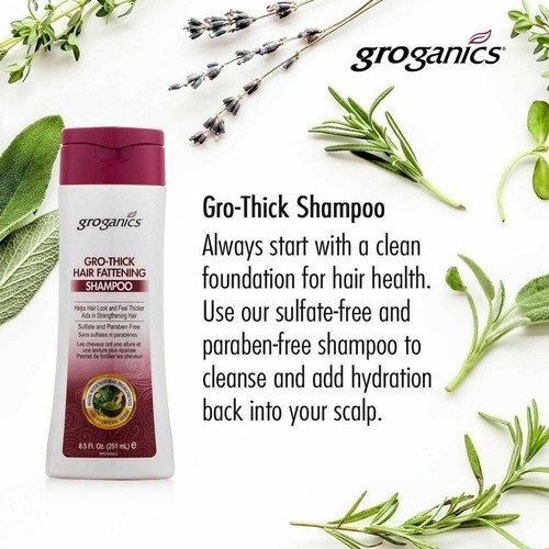Groganics DHT Blocker System Powerful Hair Growth Formula Scalp ...