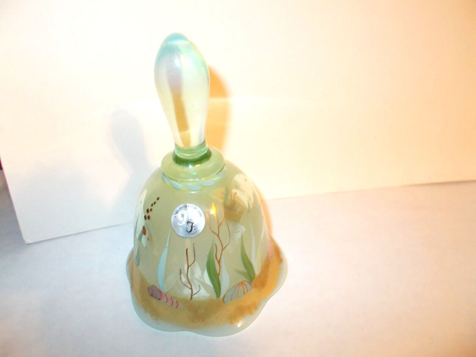 6" RARE FENTON BELL *LIMITED EDITION* by the SEA #1536 of 2500 K ...