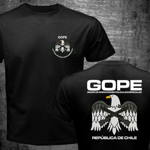 New GOPE Republic of Chile Police Special Force SWAT Military T-shirt ...