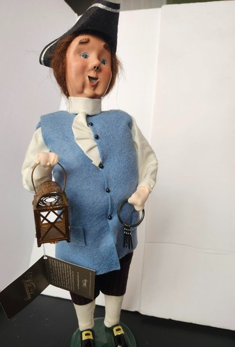 Byers Choice Colonial Williamsburg Innkeeper in Blue - Signed - 2012 | eBay
