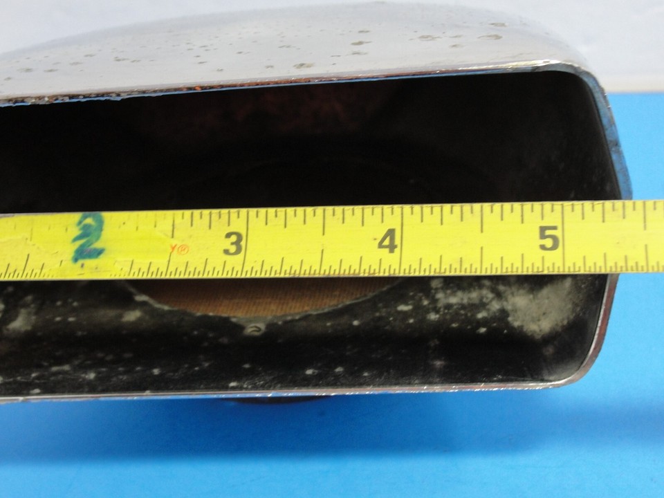 Vintage 2 Barrel Air Intake Scoop Rat Rod Hot Rod Gasser Vintage Marine ...