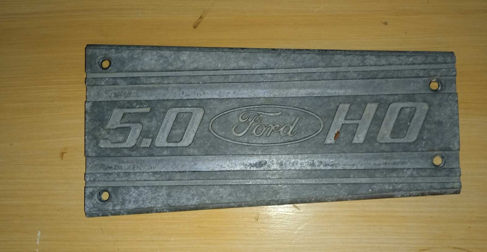 1987-1993 Ford Mustang Intake Plenum Cover Plate Plaque 5.0 HO 302 ...