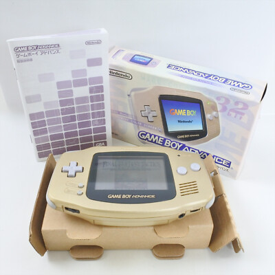 Gameboy Advance Console GOLD Boxed AGB-001 Nintendo AH11374982 CHINA ...