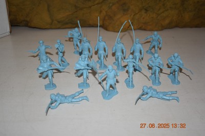 Vintage Marx Giant Blue & Gray Battle Set Playsets Powder Blue Soldiers ...