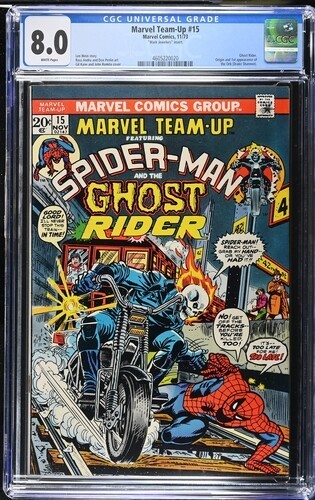 Marvel Team-Up #15 (1973) 1st Orb Ghost Rider Mark Jewelers CGC 8.0 ...