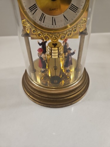 Schmid Quartz Dome Clock with Dancers - Working! Made In Germany | eBay