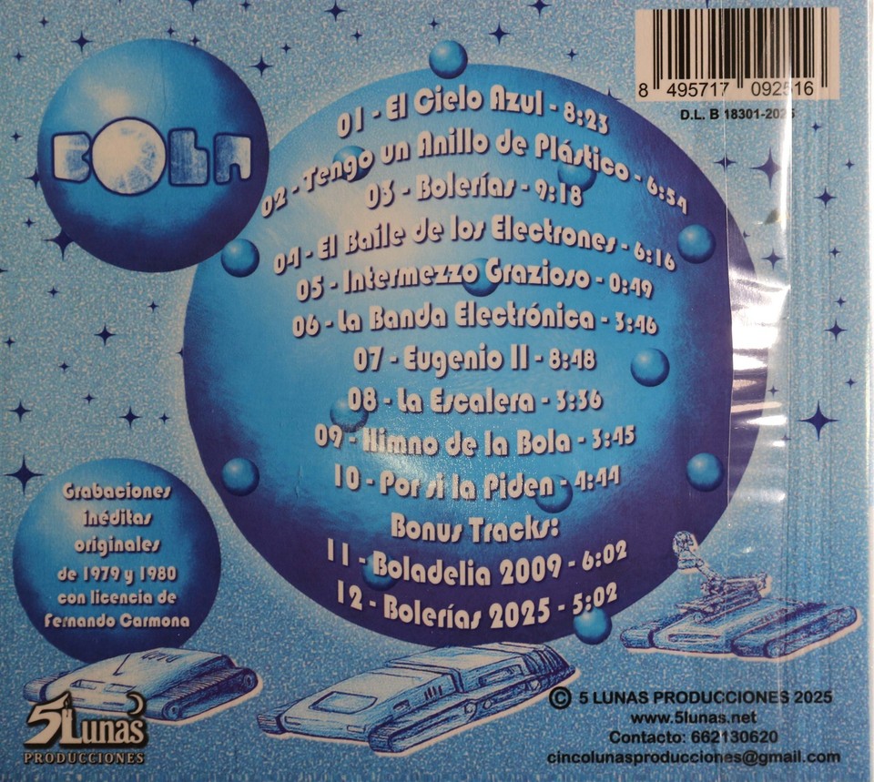 Bola-Banda Electronica Spanish electronic prog cd from 1979 | eBay