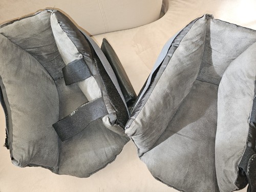 Pair Medline HeelMedix Standard Heel Protector Medical Boot Drop Foot W ...