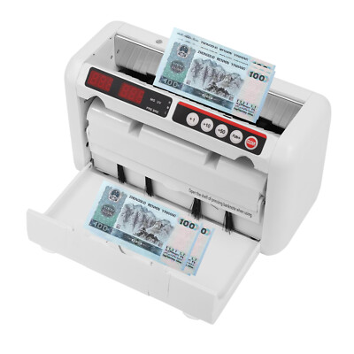NEW Money Bill Counter Cash Counting Machine UV MG Detection ...