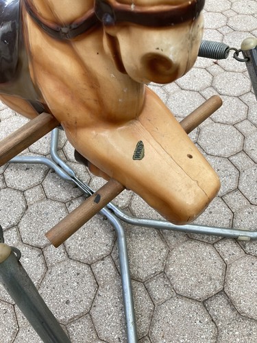 VINTAGE SPRING ROCKING WONDER HORSE | eBay
