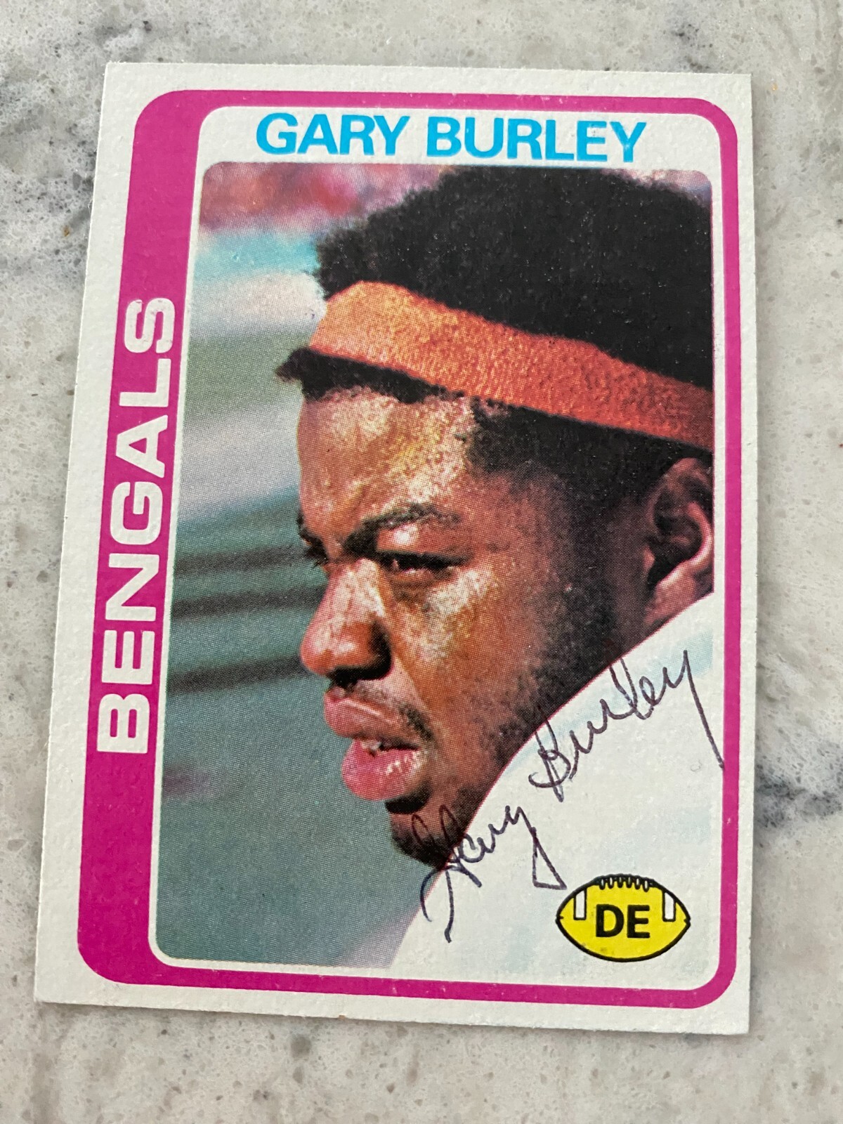 Gary Burley Signed CINCINNATI BENGALS Card 1978 Topps | eBay