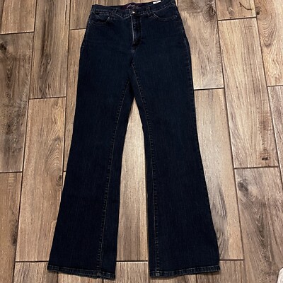 NYDJ Not Your Daughters Jeans Women 6 Straight Blue Stretch Embellished ...