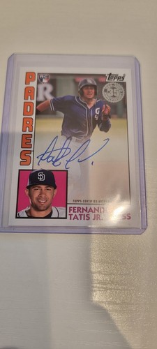 2019 Topps Fernando Tatis Jr. 35th Anniversary 1984 Design Autograph RC ...