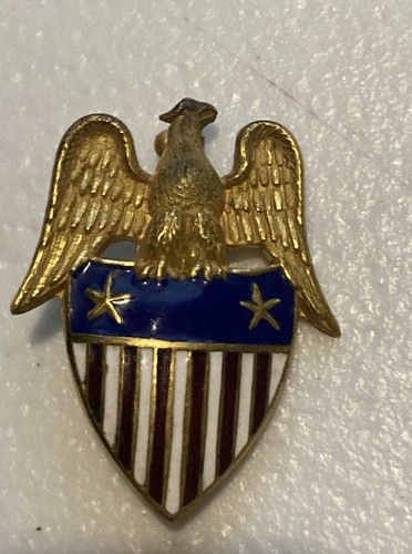 Vintage WWI U.S. Army Major General Aide Collar Insignia Pin Back Gold ...