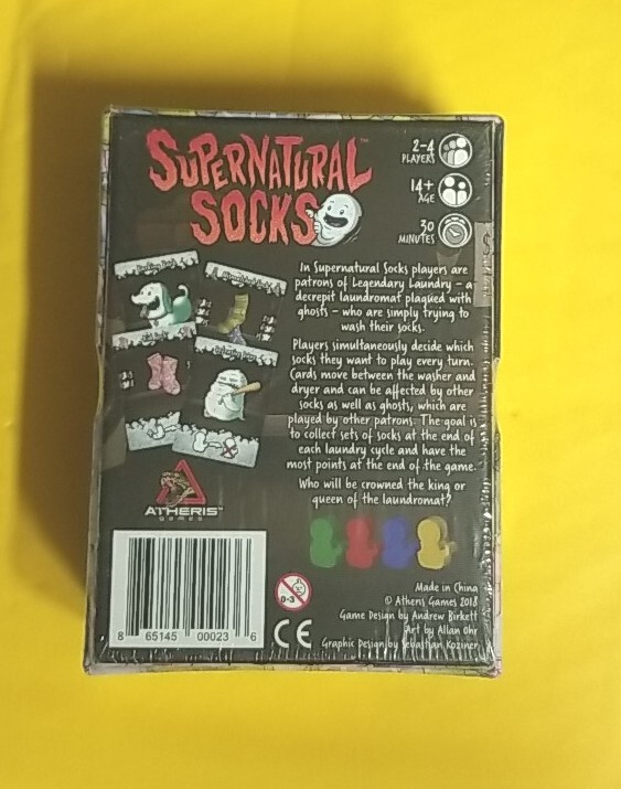 Supernatural Socks by Andrew Birkett from Atheris Games - Brand New ...