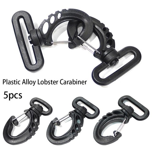 Lobster Carabiner Spring Quickdraws Clip Hooks Keychain Belt Buckles | eBay
