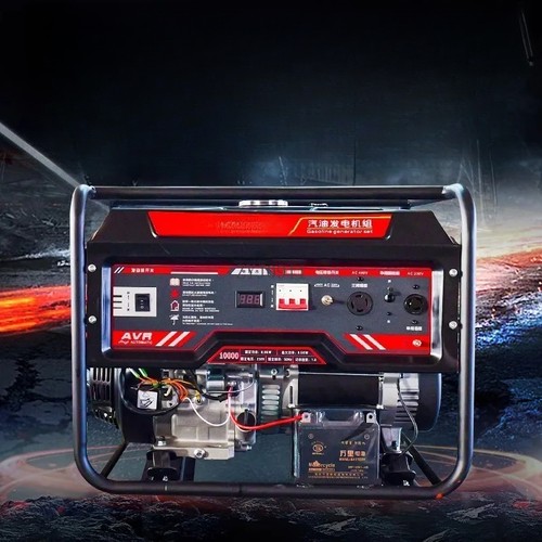 Gasoline Generator 220V/380V Single-Phase/Three-Phase Dual-Voltage ...