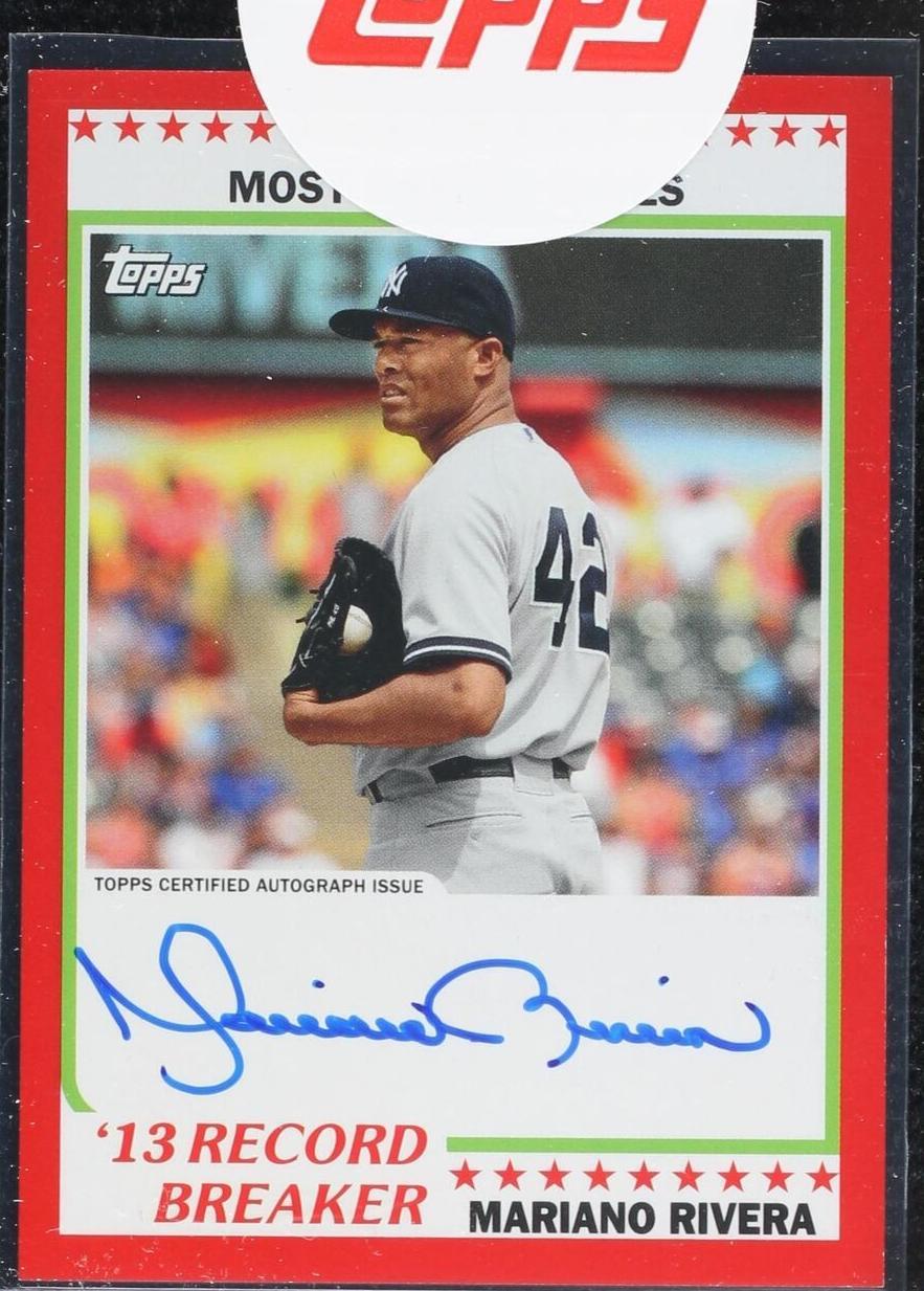 2019 Topps Archives - 1978 Topps Record Breakers Autographs Mariano ...