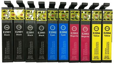 10x Generic Ink Cartridges 29XL 29 XL for Epson XP-235 XP-245 XP-432 XP ...