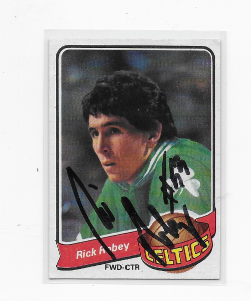1979-80 Topps Rick Robey Autographed Card Boston Celtics In Person ...