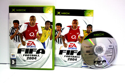 FIFA FOOTBALL 2004 MICROSOFT XBOX GIOCO USATO PRIMA STAMPA ITA PAL ML3 ...