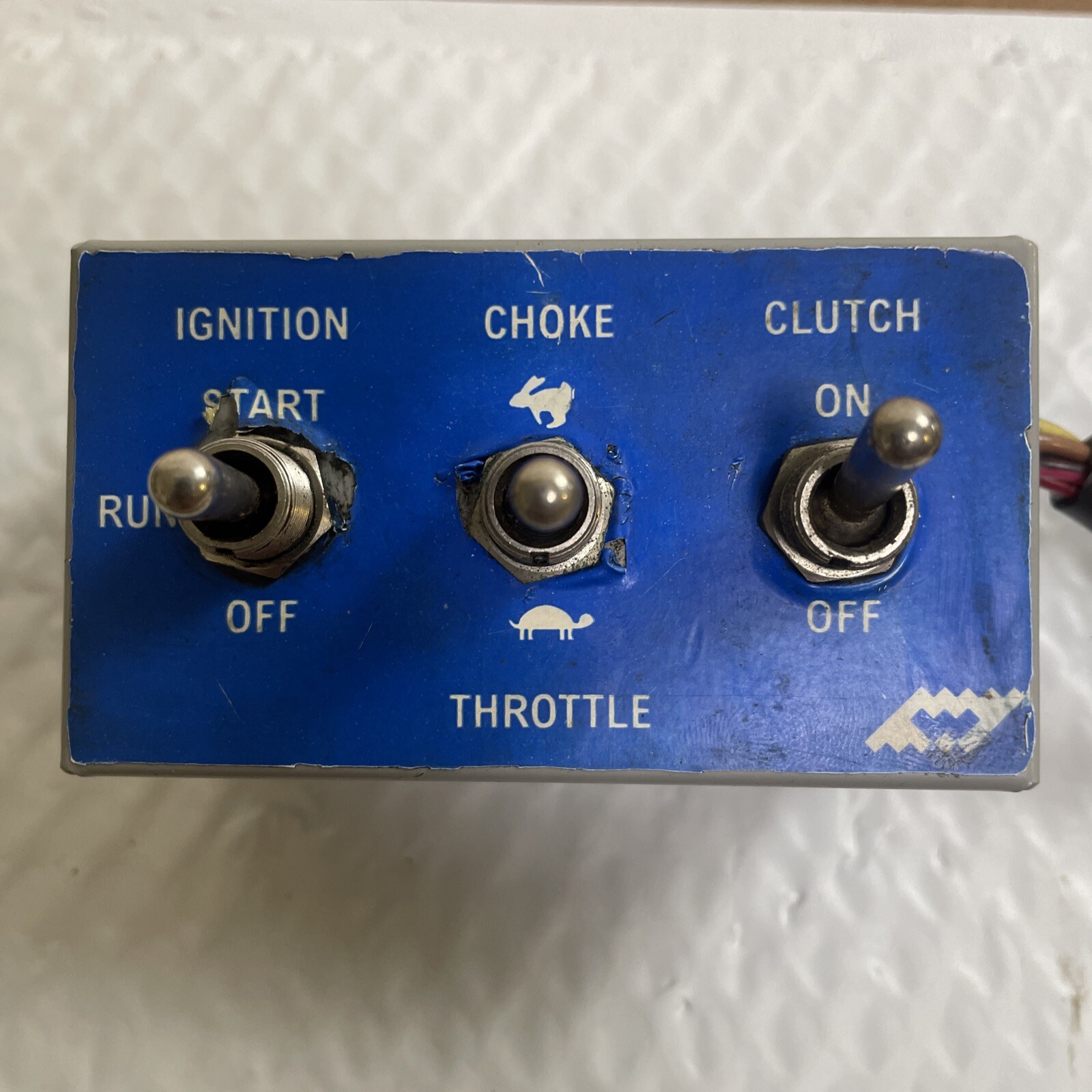 Control Box For Gas Powered Salt Spreader. IGNITION/CHOKE-THROTTLE ...