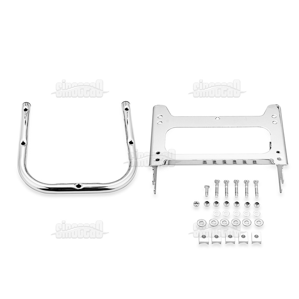 For Harley 97-08 Touring 2-Up Tour Pack Mount Luggage Rack Docking ...