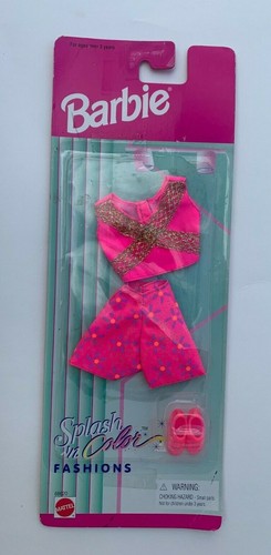 Barbie Doll Splash 'n Color Fashions Shoes Shorts Top Mattel 68620 | eBay