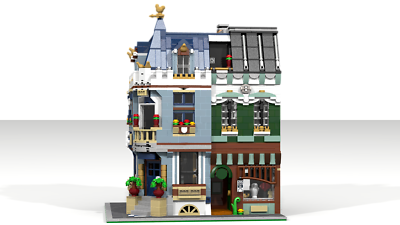 Lego bookstore moc pdf instructions (modular) | eBay