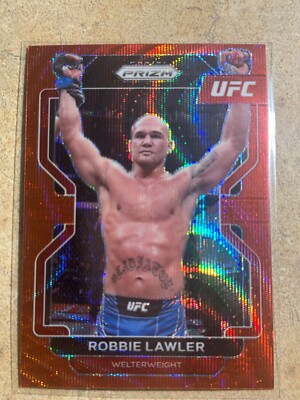 2022 Panini Prizm UFC Ruby Red Wave Prizm Robbie Lawler | eBay