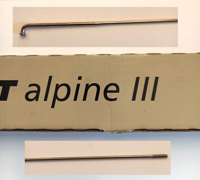 DT ALPINE 3 Stainless Steel Silver Triple Butted Spokes 13-15-14 256mm ...