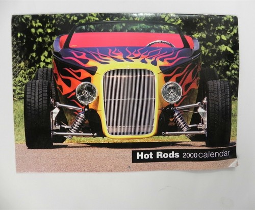 HOT RODS CALENDAR | 2000 CALENDAR -NO WRITING OR MARKS- *VERY GOOD ...