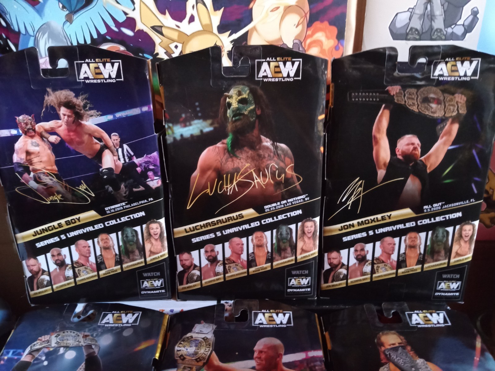 Jazwares AEW Unrivaled Series 5 Complete Set (6 Figures) Moxley ...