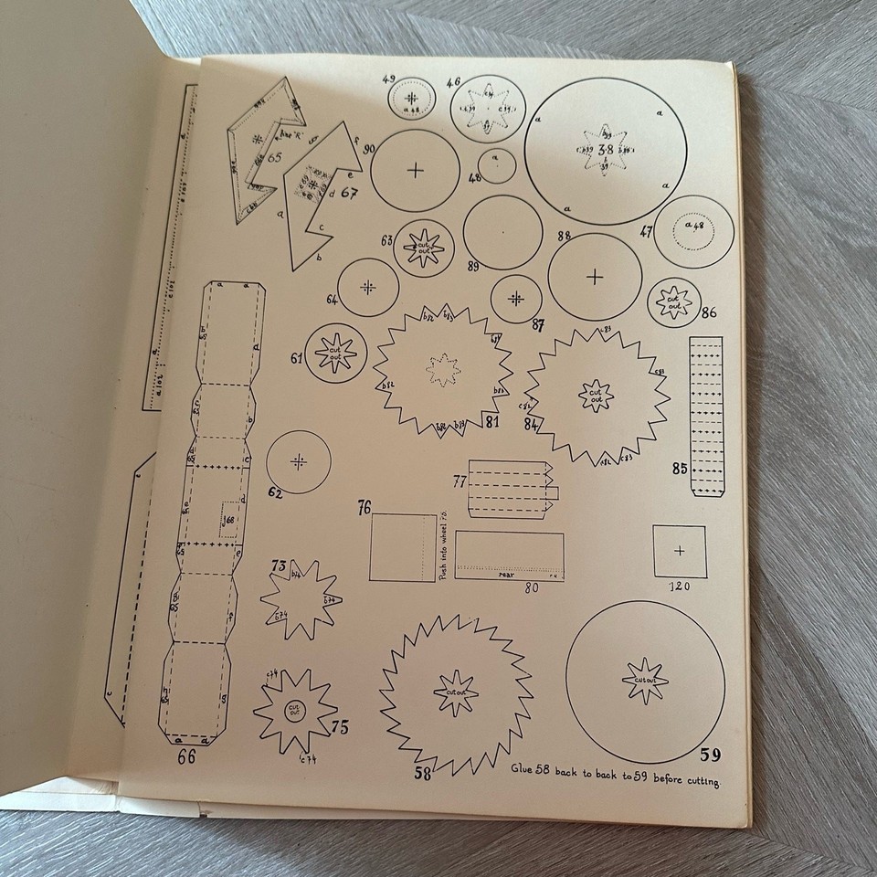 Make Your Own Working Paper Clock Craft Book James Smith Rudolph 1983 ...