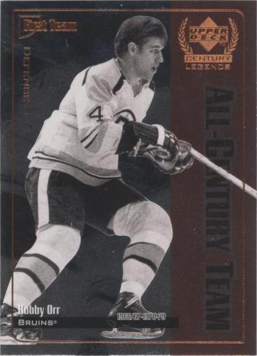 1999-00 Upper Deck Century Legends - All-Century Team Bobby Orr #AC4 ...