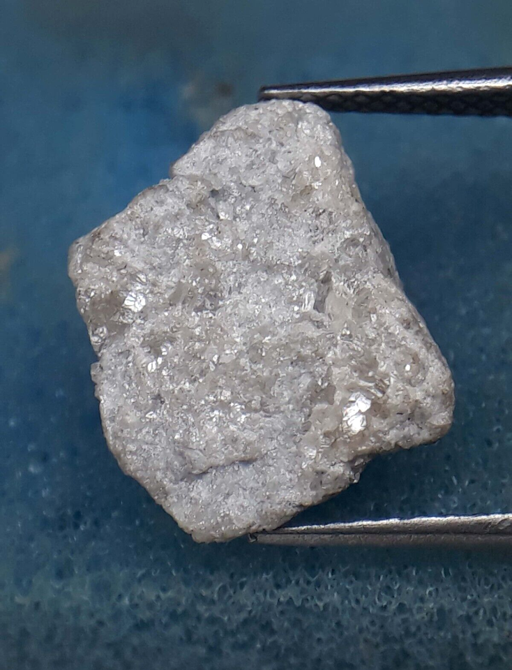 3.75 Ct,Natural Diamond,Silver White Rough Diamond,Uncut Diamond,Raw ...