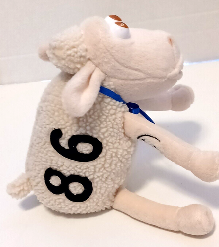 Vintage Serta Sheep Sitting Sand Filled 2000 No.86 Curto Toy VGC Brown ...
