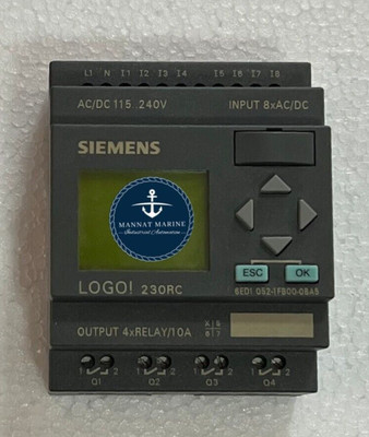 Siemens Logo! 230rc PLC Logic Module 6ed1 052-1fb00-0ba5 | eBay