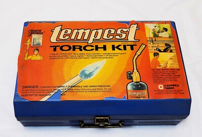 Vintage Turner Tempest Multi-purpose Propane Torch Kit with Blue Case ...