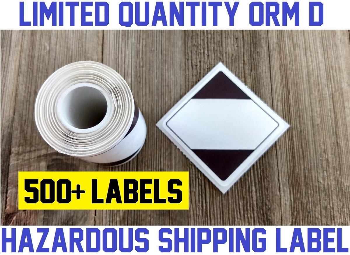 Limited Quantity Label