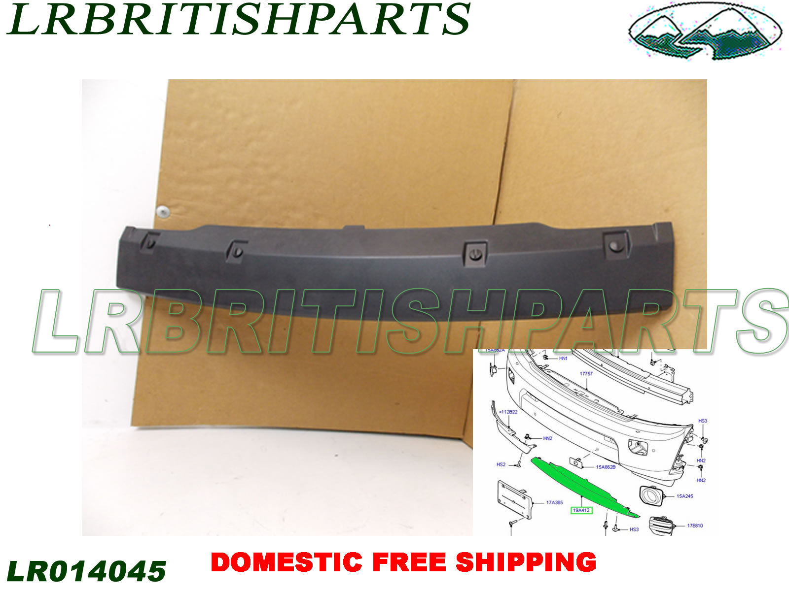 GENUINE LAND ROVER FRONT TOWING EYE COVER LR4 2010-2013 NEW LR014045 ...