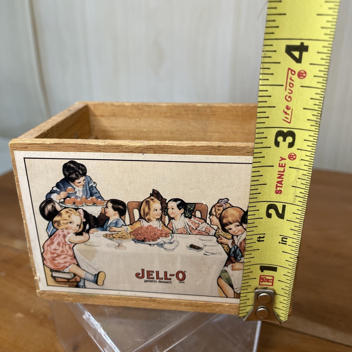 Wood Crate Vintage Jello