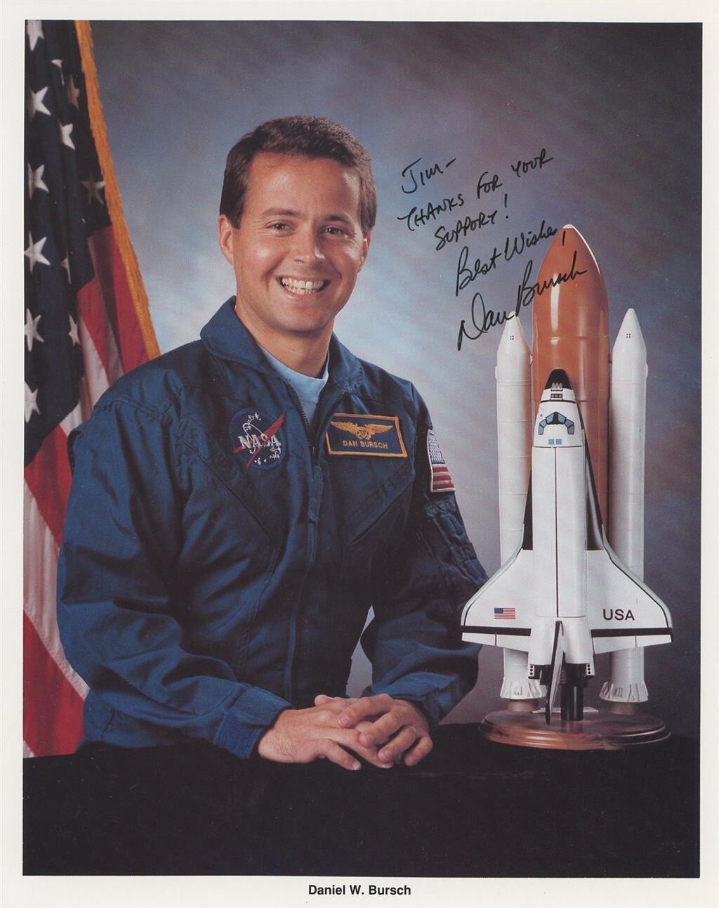 Daniel Bursch- Signed Photograph (NASA Astronaut) | eBay
