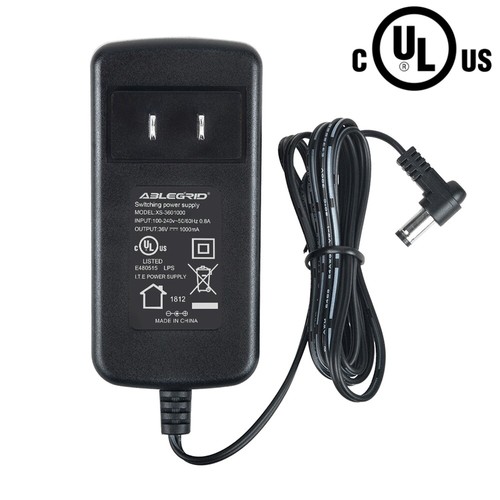 AC Adapter Charger For CND LED Light 36V1A Lamp Dryer YS353601000U ...