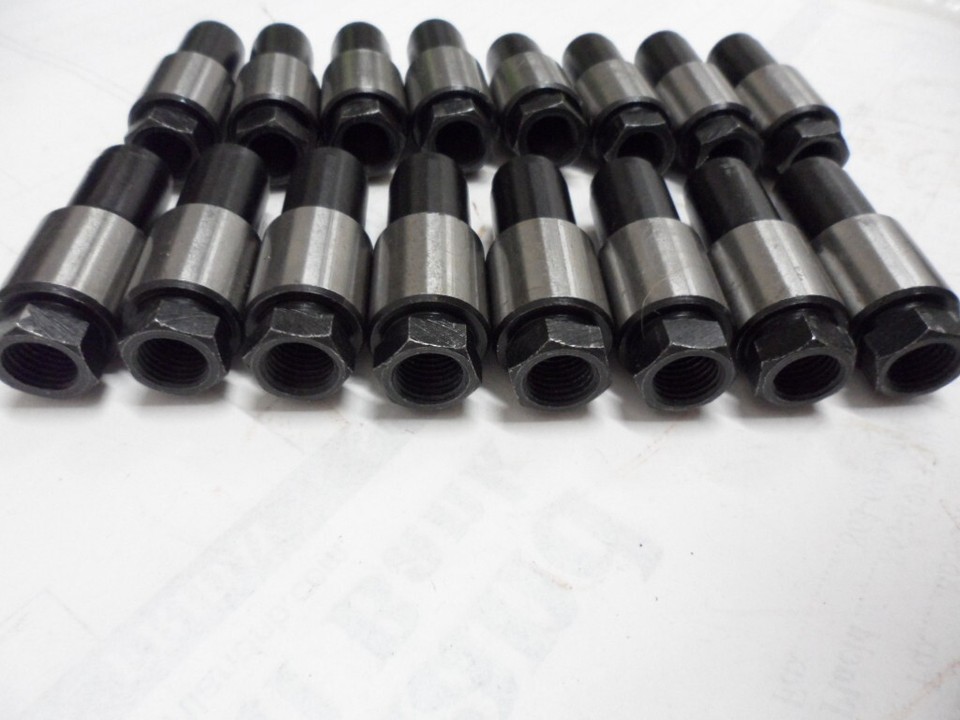 Speedmaster 3/8" Polylock Rocker Arm Nut Set - Suits: Stud Girdle 16pcs ...